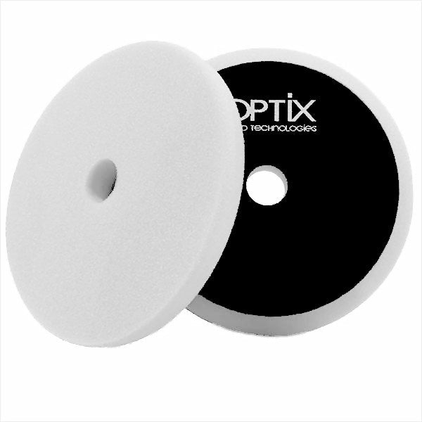 OPTiX Slim-line Foam Polishing Pad (Soft) White. - Detailing Warehouse